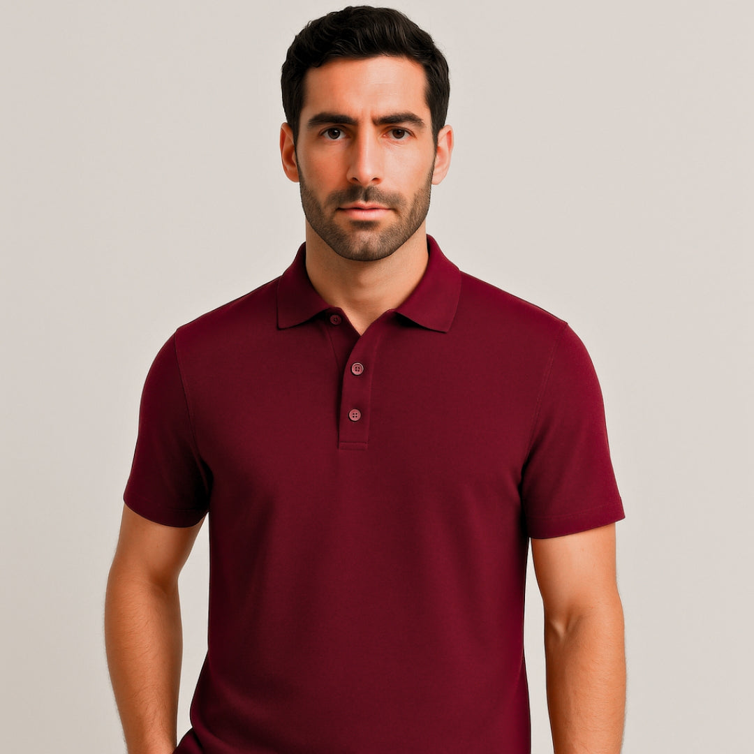 Exclusive Interlock Supima Polos for Elite Men – Offnorth Fashions